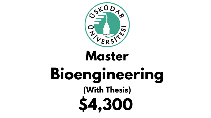 Master of Science - Bioengineering (Thesis) at Uskudar University: Tui ...
