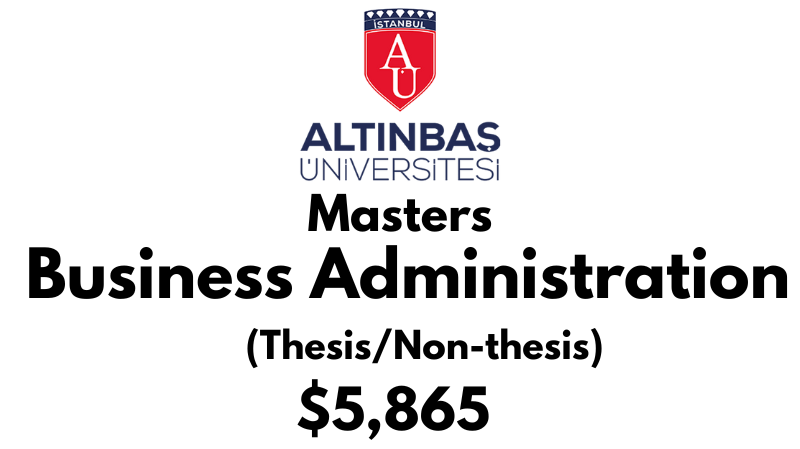 Master in Business Administration (MBA) - (Thesis/Non-Thesis) at Altin ...