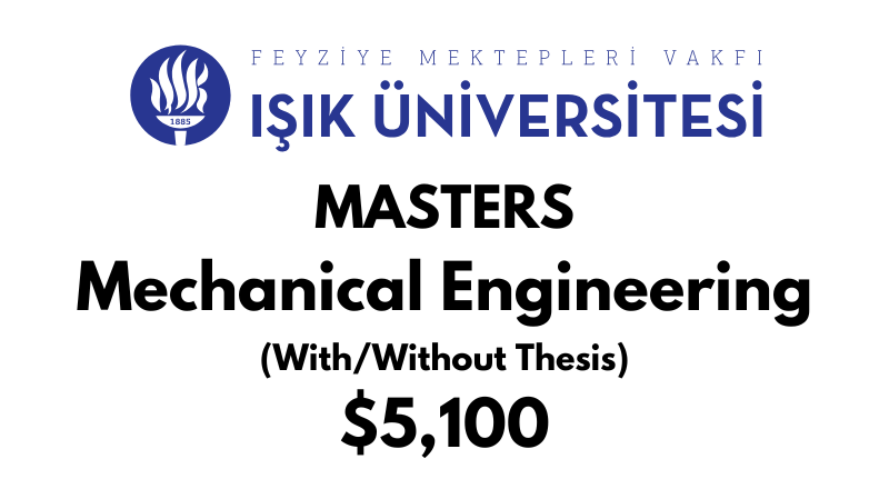 Master of Science - Mechanical Engineering (Thesis/Non-Thesis) at Isik ...